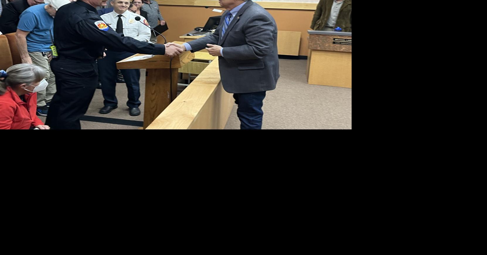 Photo: Brandon Scott named 2022 Prescott Firefighter of the Year | News ...