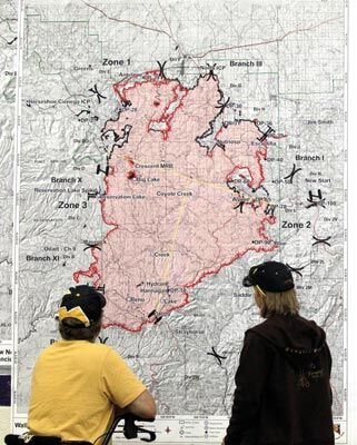 STATE: Wallow fire now biggest in Arizona history | News | dcourier.com