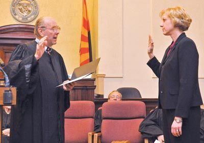 The gavel is passed: Judge's family takes part in investiture | News ...