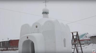 VIDEO: See Russian Orthodox ice church in remote portion of Siberia ...