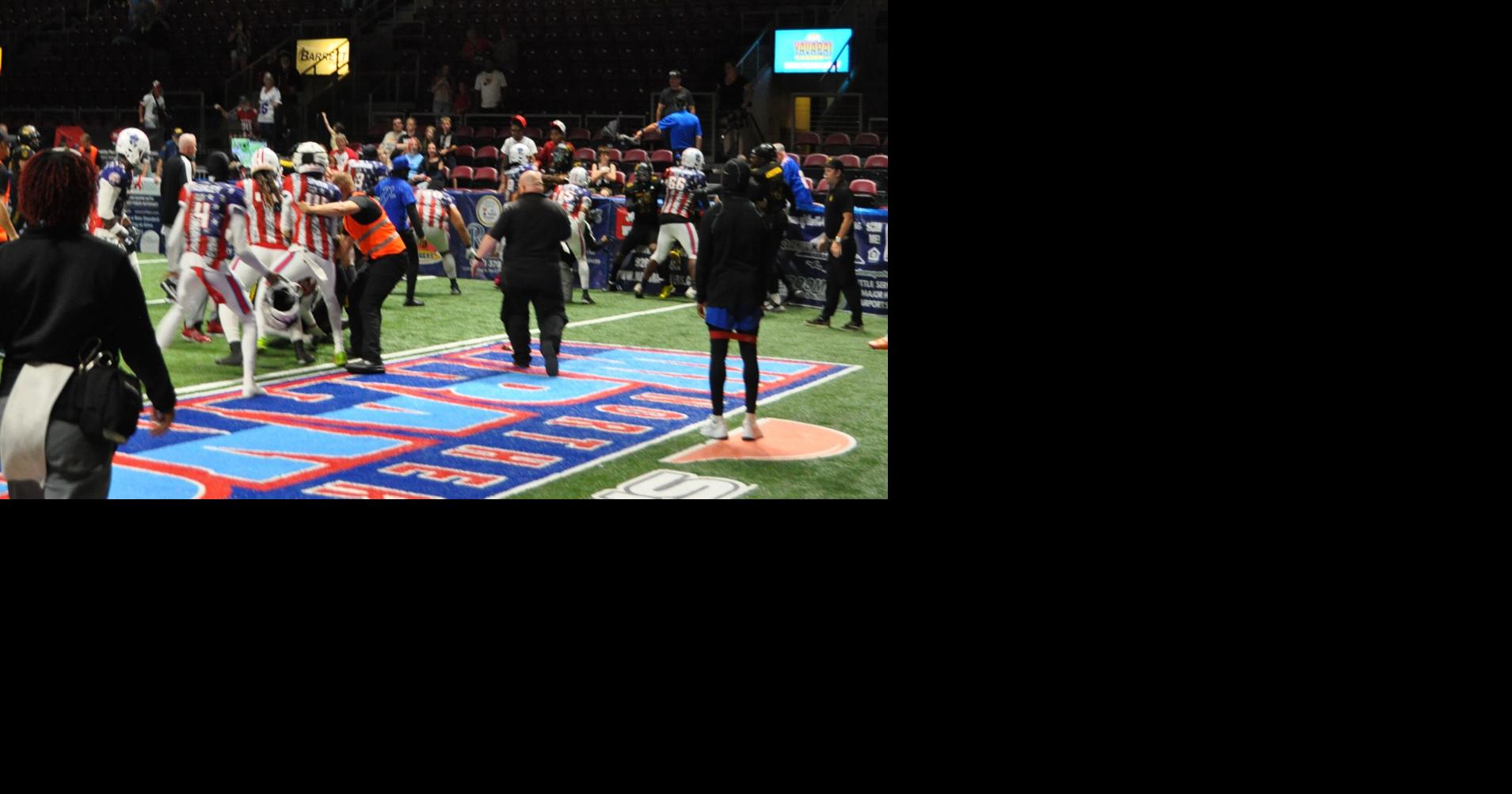 Brawl erupts after final whistle as Strike Force defeats Wranglers 52 ...