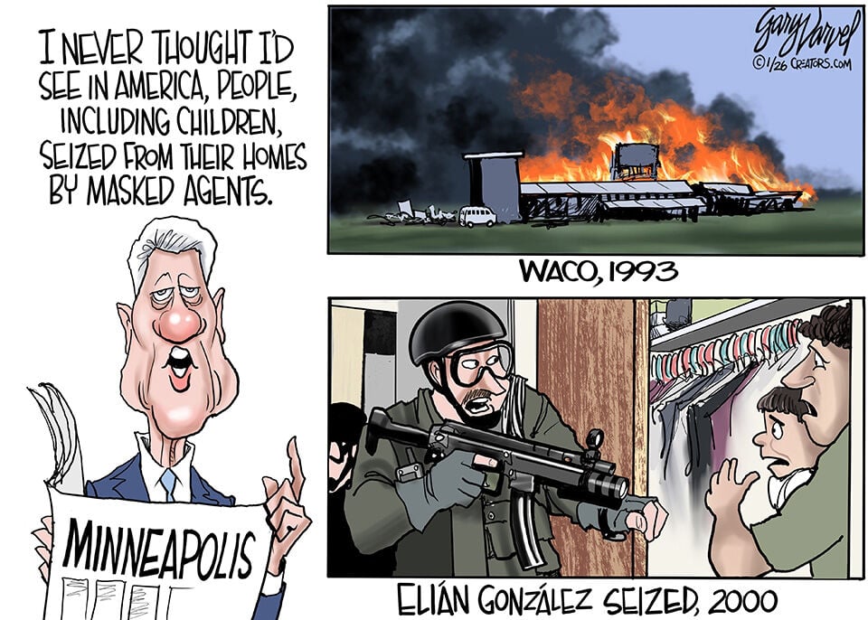 Editorial cartoon (1): Jan. 28, 2026 | Opinion | dcourier.com