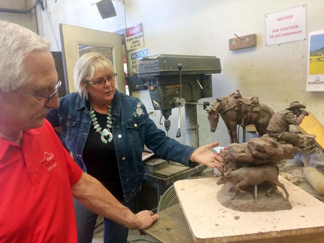 New cowboy sculpture slated for Prescott roundabout | News | dcourier.com