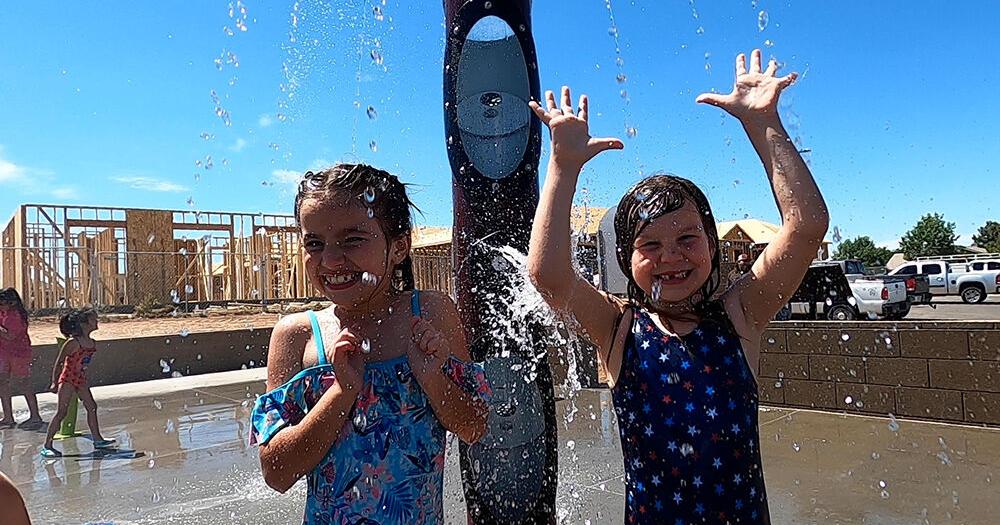 Prescott Valley’s new splash pad a hit with community | News | dcourier.com
