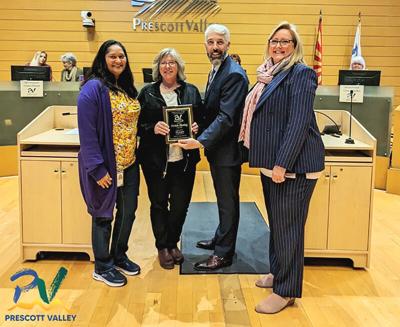 Photo: Prescott Valley librarian commemorated for 10 years of service ...