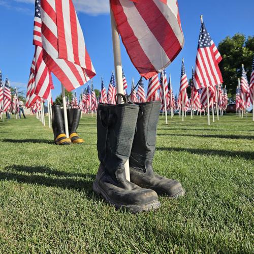 Over 250 turn out to assist setting up 9/11 Healing Field | News ...