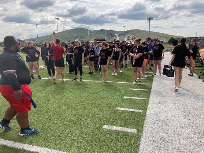 Bradshaw Mountain High Marching Bears prepare for first performance ...