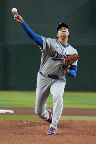 Shohei Ohtani dominates in 6 scoreless innings, Dodgers rout D-backs 7 ...