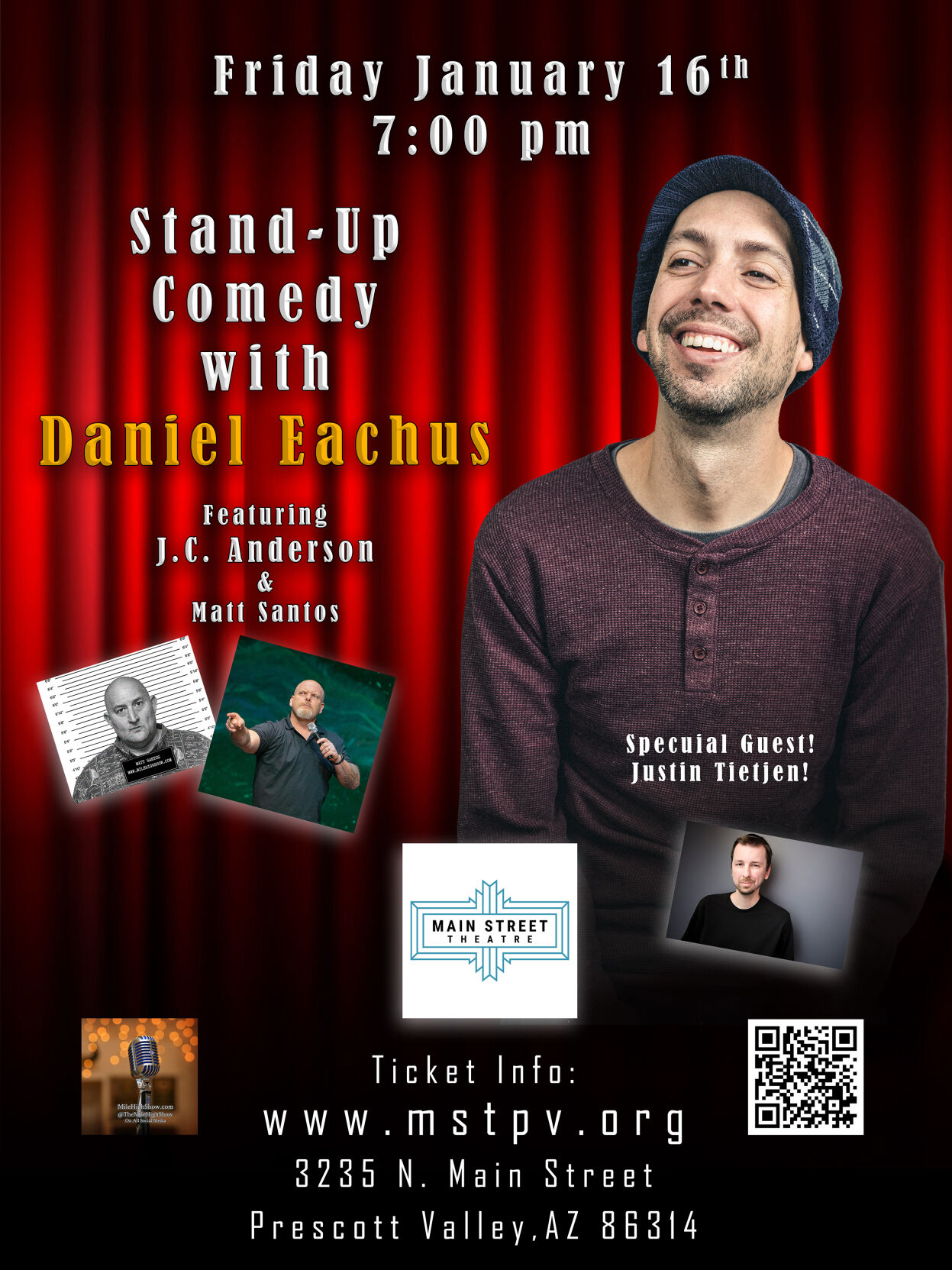 Comedian Daniel Eachus to bring universal humor to Main Street Theatre ...