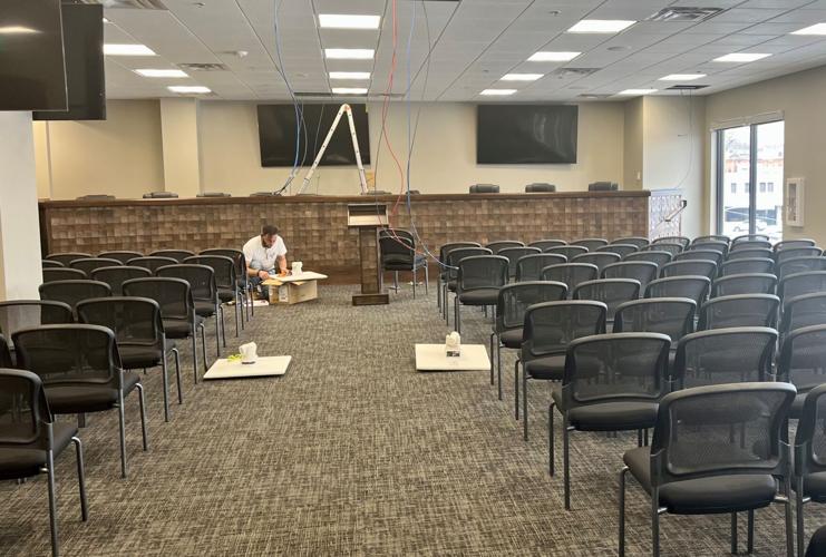 Renovation of new Prescott City Council chambers nears completion ...