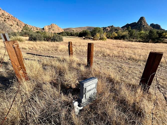 1895-era Boblett Cemetery, Elisabeth Creek highlighted on new Granite ...