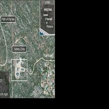 Interactive map shows Yarnell Hill fire's path | Special Sections ...
