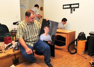 A New Beginning: Still overcoming the death of his son, Habitat home ...