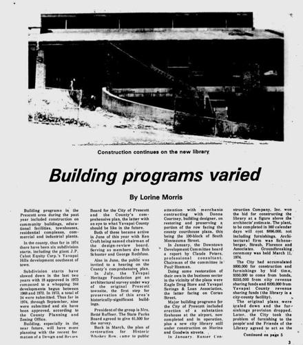 Prescott Public Library looks back on 50-year history with Goodwin ...