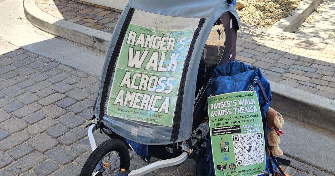 Kielak sets goal to walk across America, makes stop in Prescott | News ...