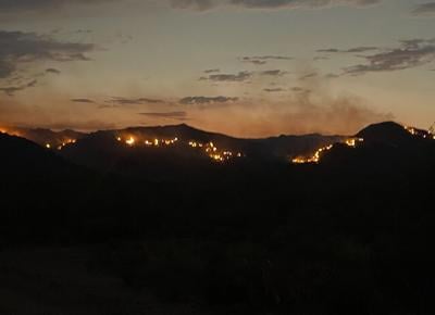 Residents on “SET” Status due to Hillside Fire near Congress | News ...