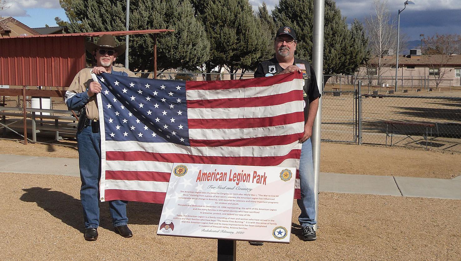 American Legion replaces flag at park, takes over care | Features ...