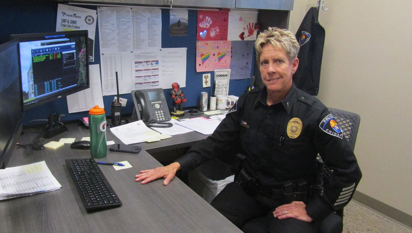 Amy Chamberlin promoted to lieutenant with Chino Valley Police ...