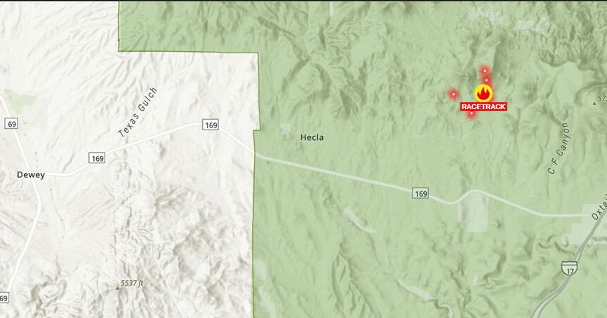 New lightning-caused fire reported north of Highway 169 near Cherry ...