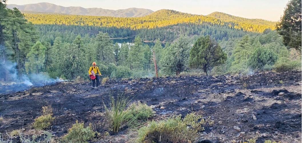 Human-caused Goldwater Lake fire quickly extinguished | News | dcourier.com