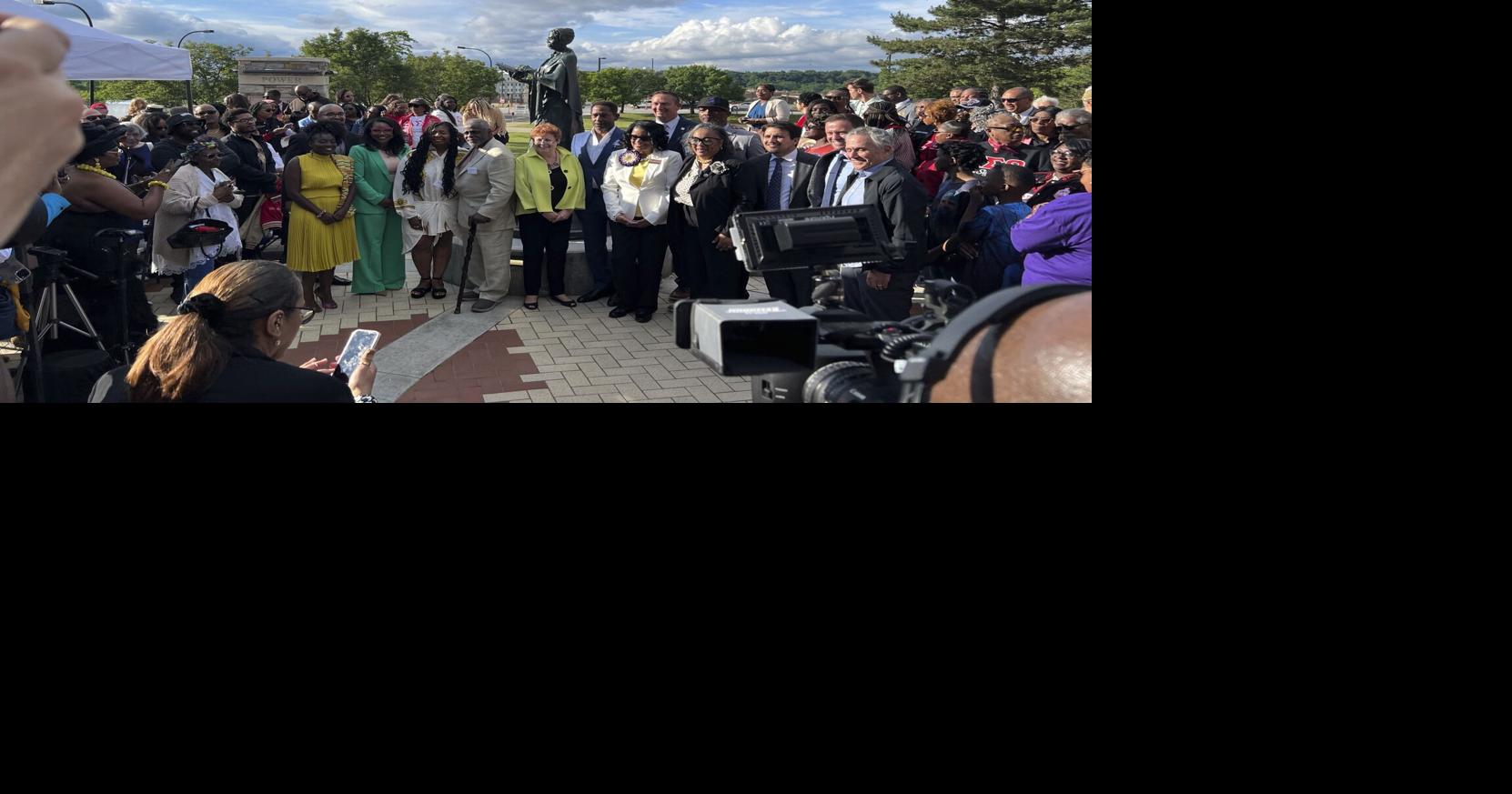 Statue unveiled at the site where Sojourner Truth gave her 1851 'Ain't ...