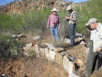 History buffs travel rugged terrain to visit old Blue Bell Mine ...