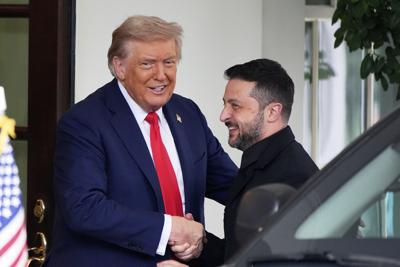 Zelenskyy, Trump express hope for trilateral talks with Putin to bring ...