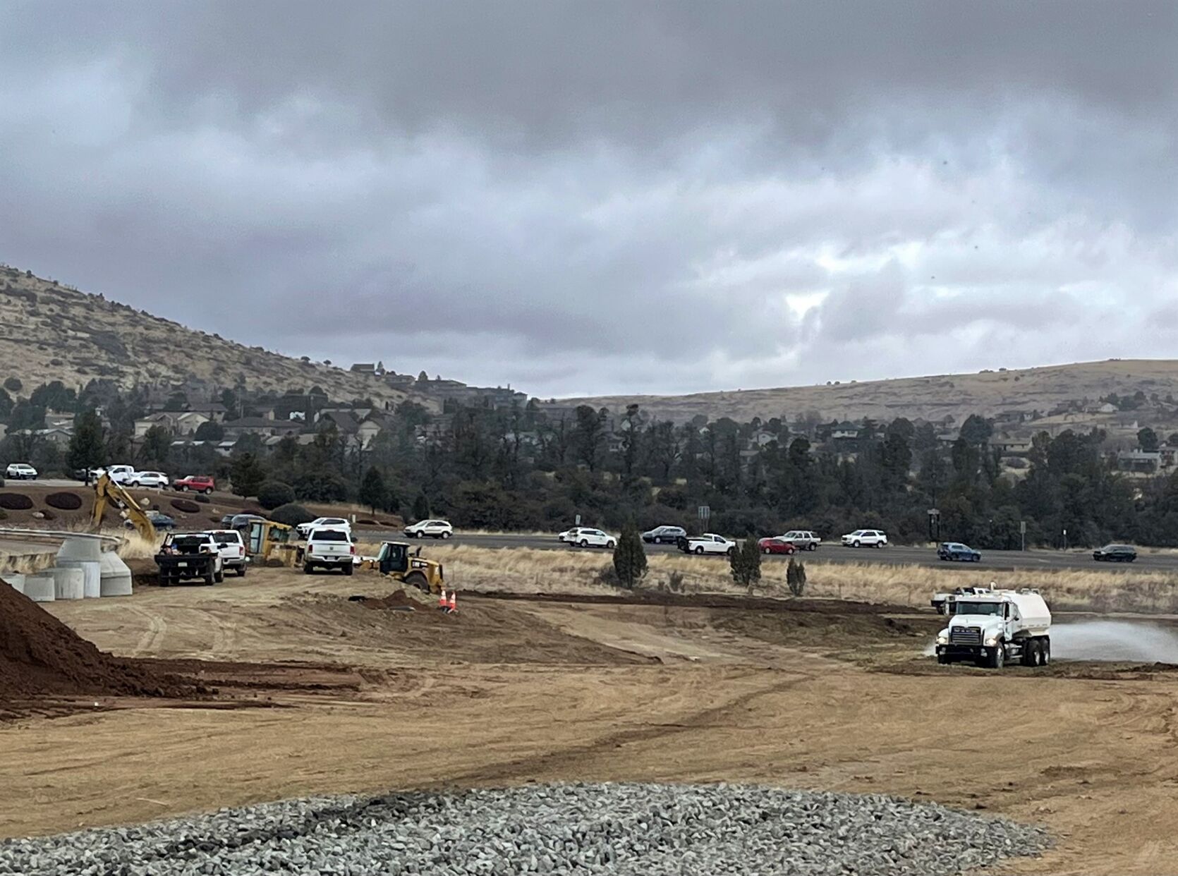 Highway 69/Old Black Canyon Highway-area grading project raises ...