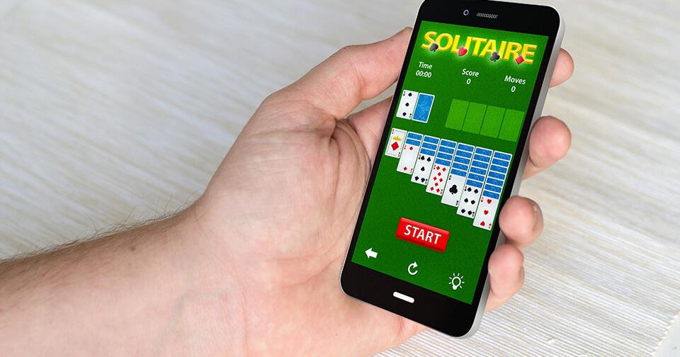 Wright: On the phone or the counter, Solitaire good for the mind ...