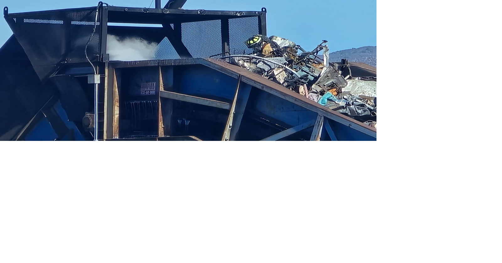 CAFMA firefighters extinguish fire at U Pick It Salvage Yard in ...