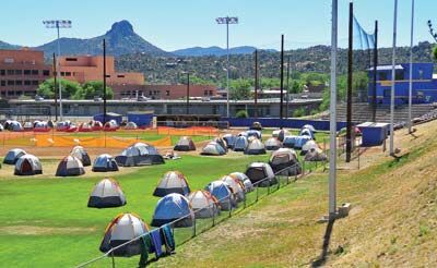 Prescott High School transforms into Doce fire command post | News ...