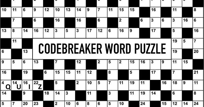 Monday Printable: Codebreaker Word Puzzle 070520 | Features | dcourier.com