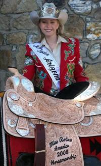 Winners' circle: Katie Hill is first runner-up to Miss Rodeo America ...