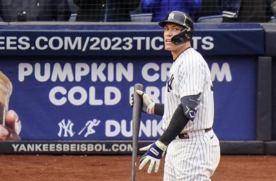 Yanks' Judge heads on road still at 61 homers; 4 games left | Sports ...