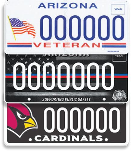 Three Arizona specialty plates total more than $1M in annual revenue ...