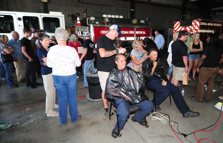 Firefighters shave their heads | Photo Galleries | dcourier.com