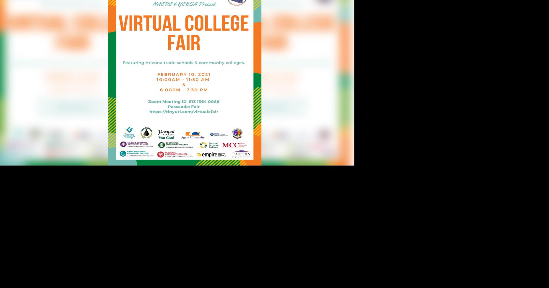Upcoming Events: Free virtual college fair presented by Yavapai County ...