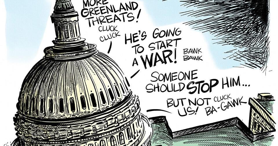 Editorial cartoon (2): Jan. 22, 2026 | Opinion | dcourier.com