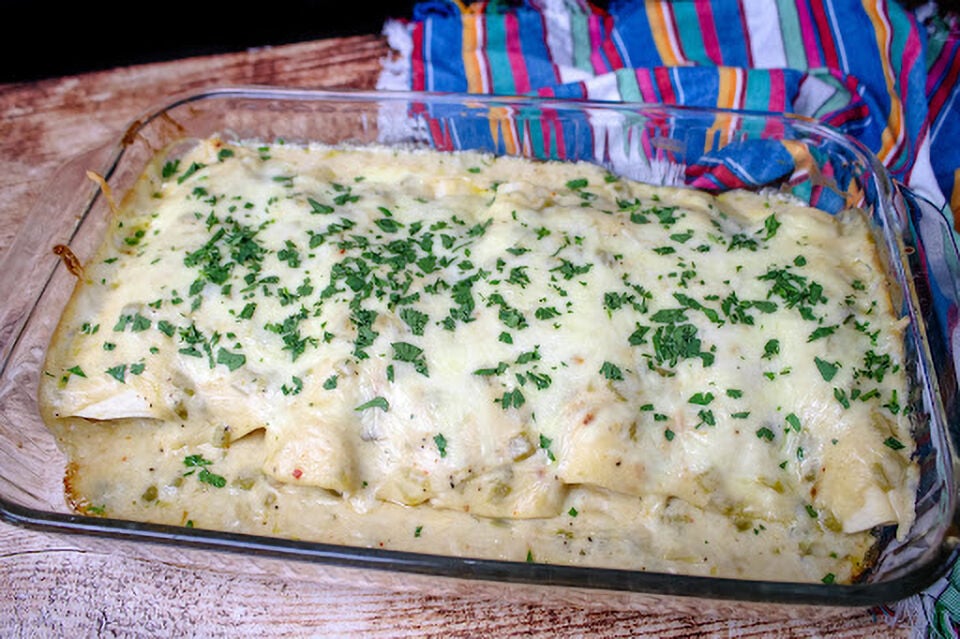Cooking: Cheesy and Creamy Chicken Enchiladas | Features | dcourier.com