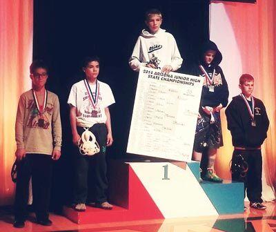 Chino Valley's JC Mortensen wins junior high wrestling state title ...