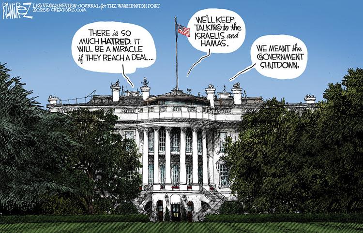 Editorial cartoon (2): Oct 10, 2025 | Opinion | dcourier.com