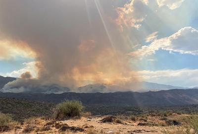 Update: Tiger Fire near Crown King increases to 9,800 acres; Horsethief ...