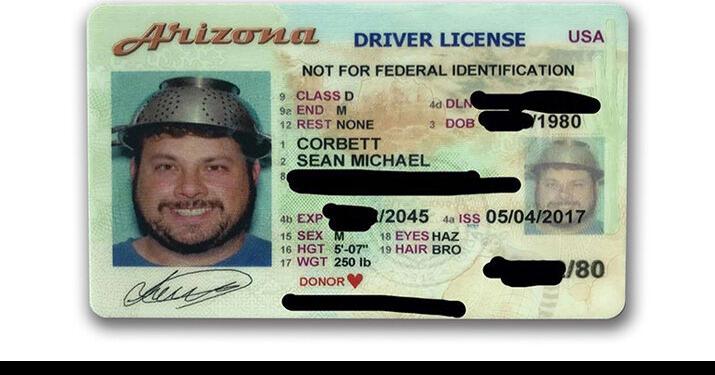 Arizona man wears colander for driver's license photo | Odd ...