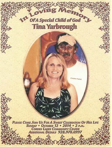 Celebration of Life for Tina Yarbrough | Features | dcourier.com