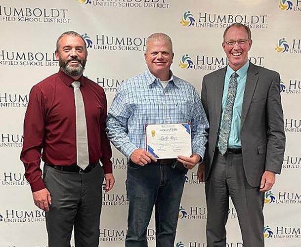 HUSD Governing Board honors three 2022-23 VIPs from Bradshaw Mountain ...