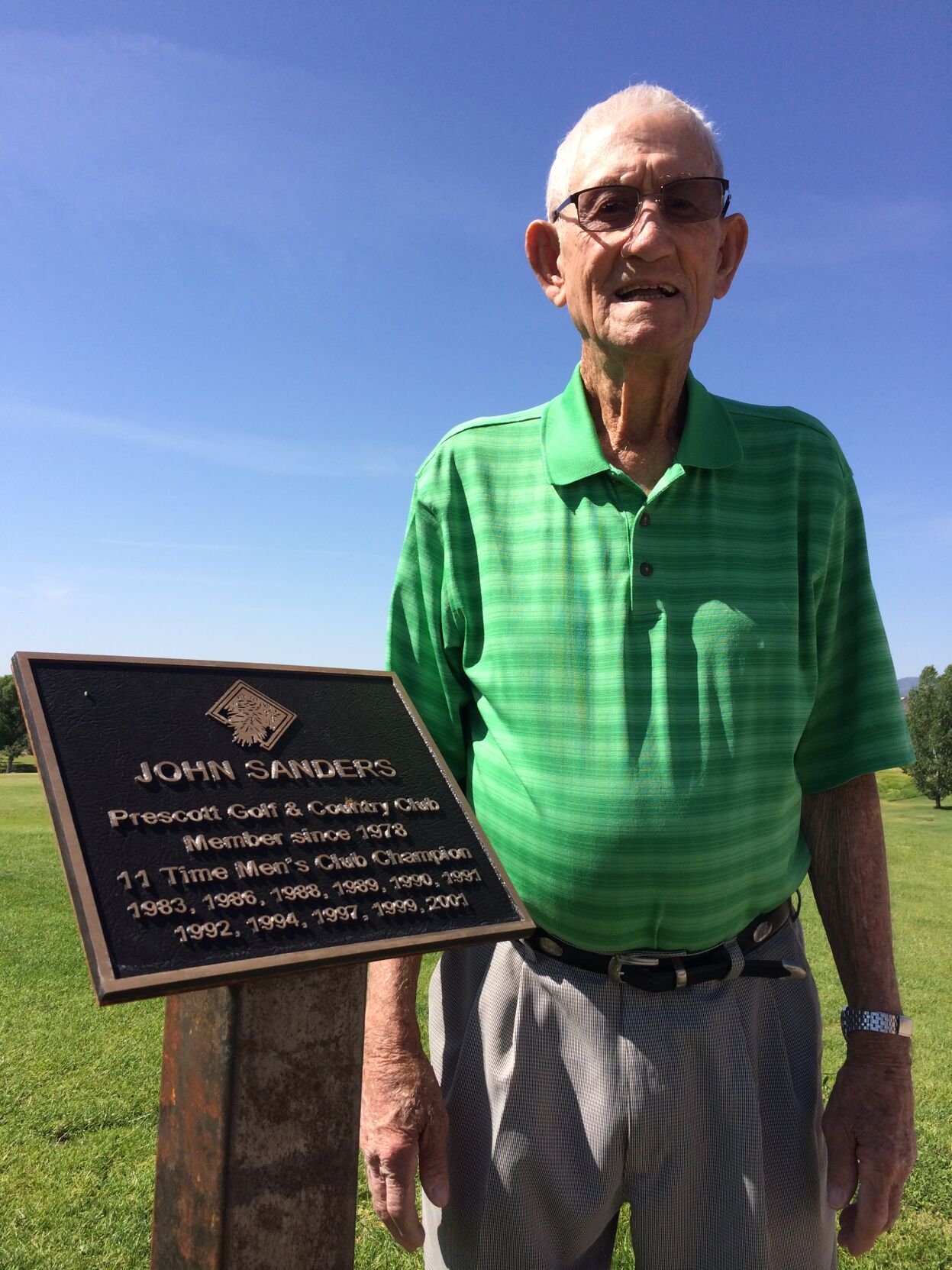 John Sanders still inspires as 11-time men’s golf club champ | Sports ...