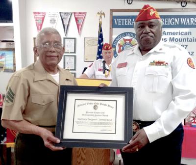 Military: Gunnery Sergeant James Boyd is recognized for distinguished ...