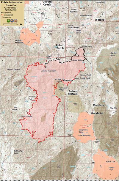 Crooks Fire expands to about 9,000 acres, although containment rises to ...