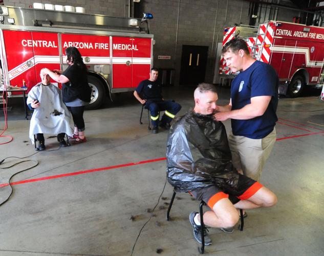 Firefighters shave their heads | Photo Galleries | dcourier.com