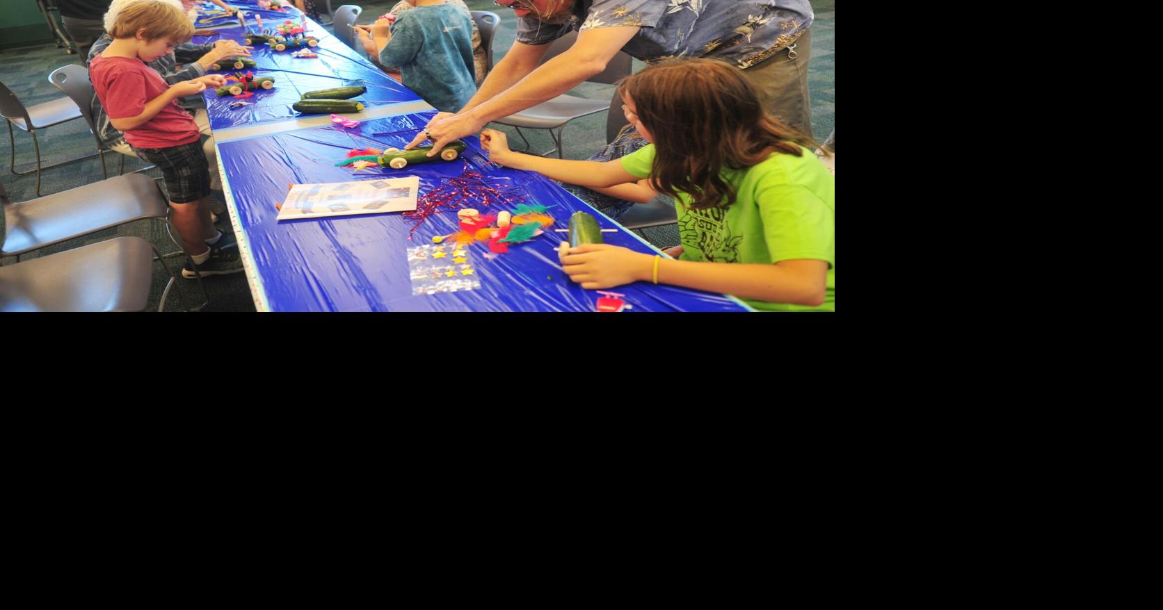 Photos: Kids build zucchini race cars at Prescott Public Library | News ...